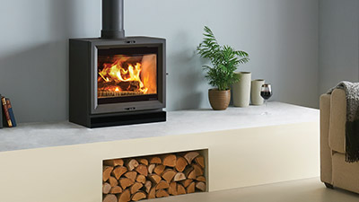 Small Wood Freestanding | Stovax View STV8F | Regency Fireplace Products